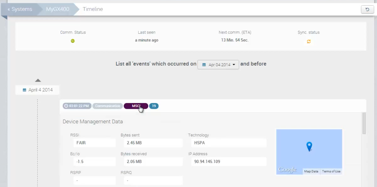 How to retrieve device data in a dataset? - av - Sierra Wireless
