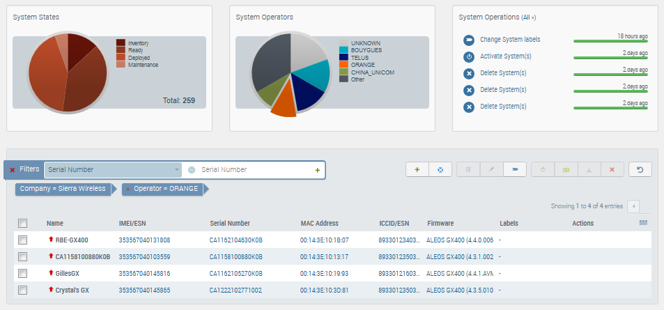 How to manage a large number of systems? - av - Sierra Wireless